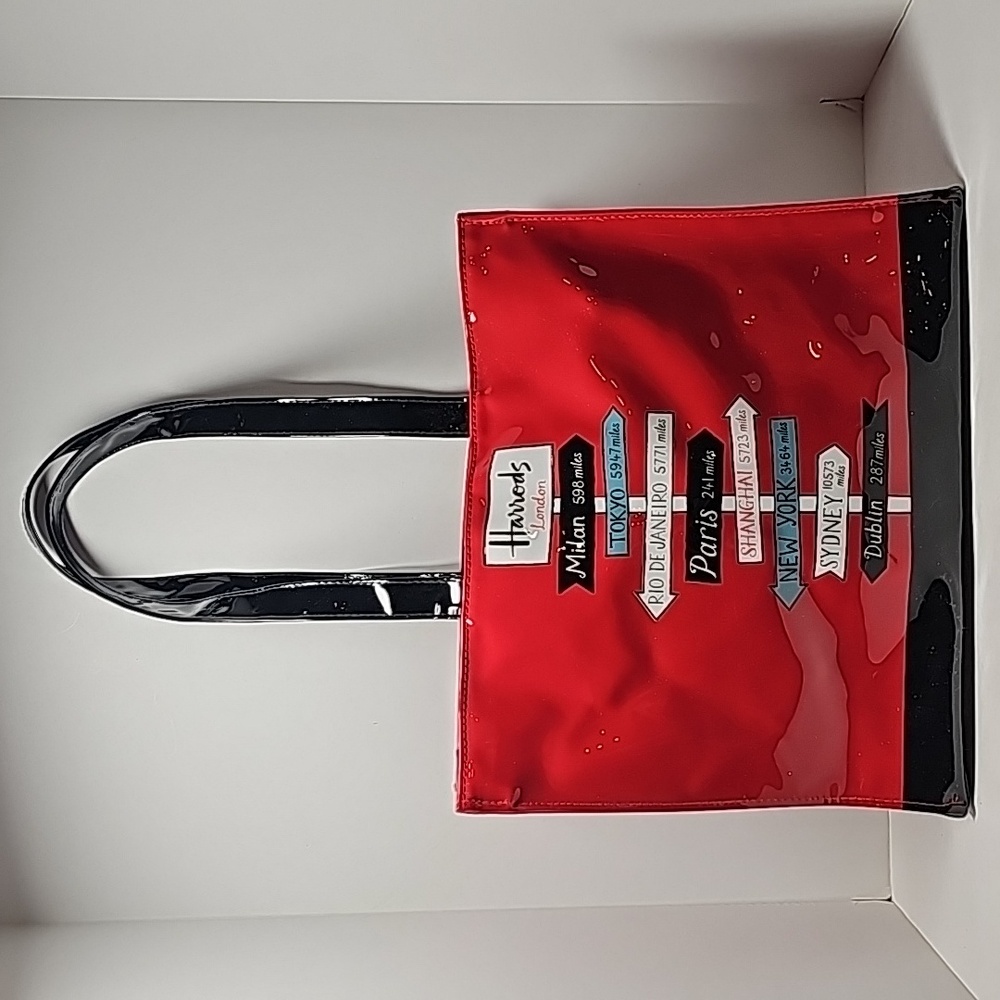 Harrods London Signature Collection Sign Post Tote Sh… - Gem